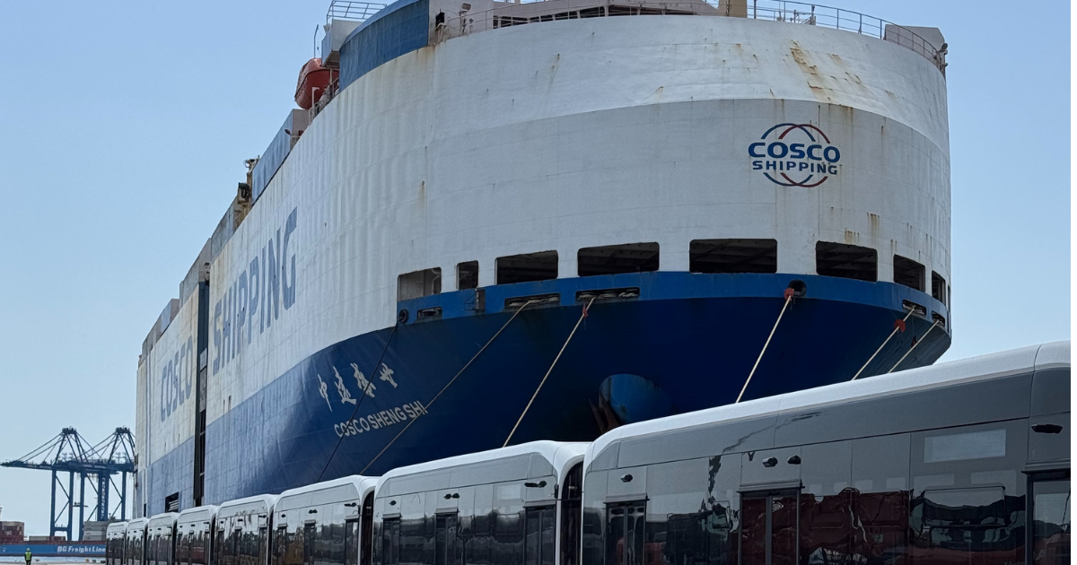 O.L.P. S.A.: The first vehicle transport ship of COSCO SHIPPING sailed ...